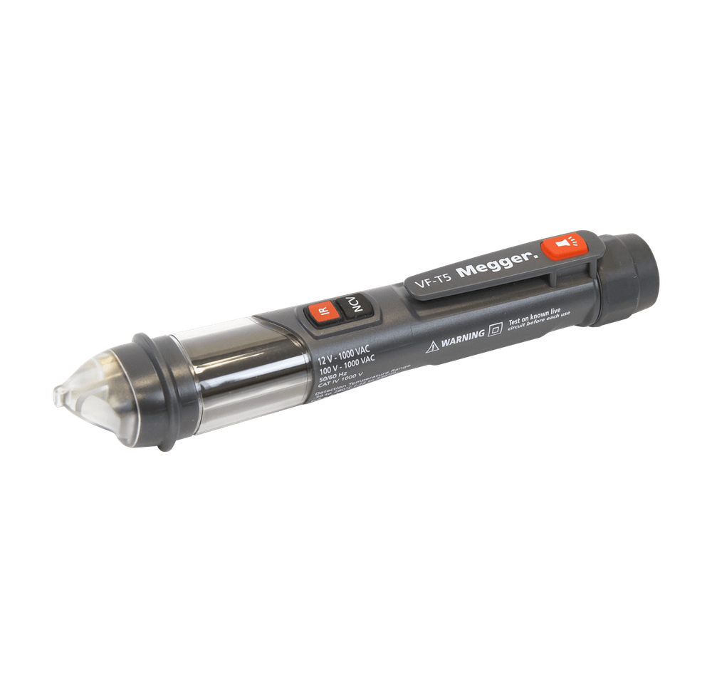 Megger 1016151 Laser Infrared Thermometer Non-Contact Voltage Detector ...