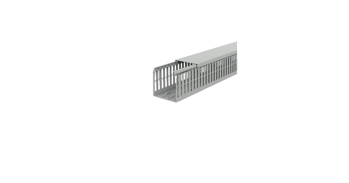 25x80mm 2m Panel Trunking Grey