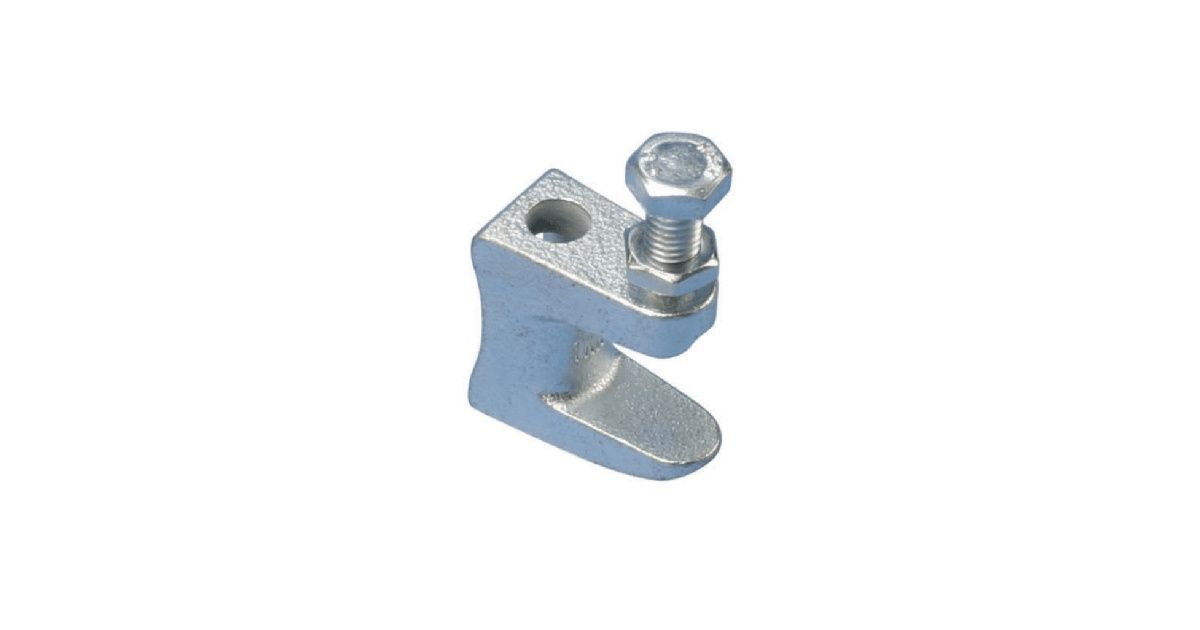 Unistrut 10mm M10 Hole 2500N Load Universal Z Beam G-Clamp