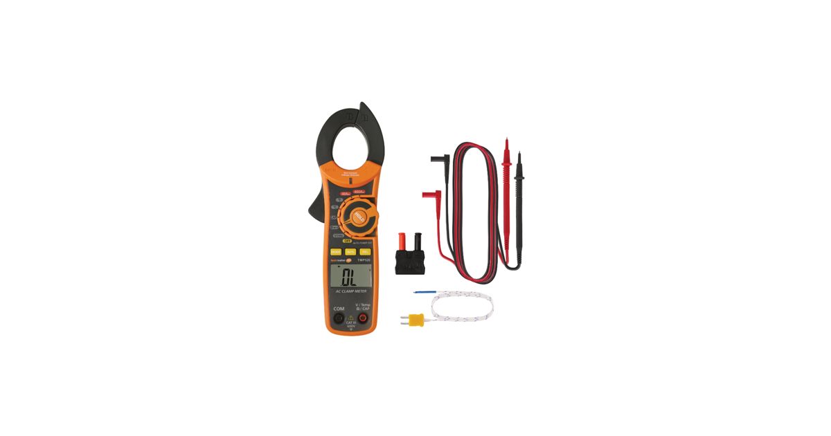 HandyMan Multifunctional 600VA Clamp Meter with Backlit Display