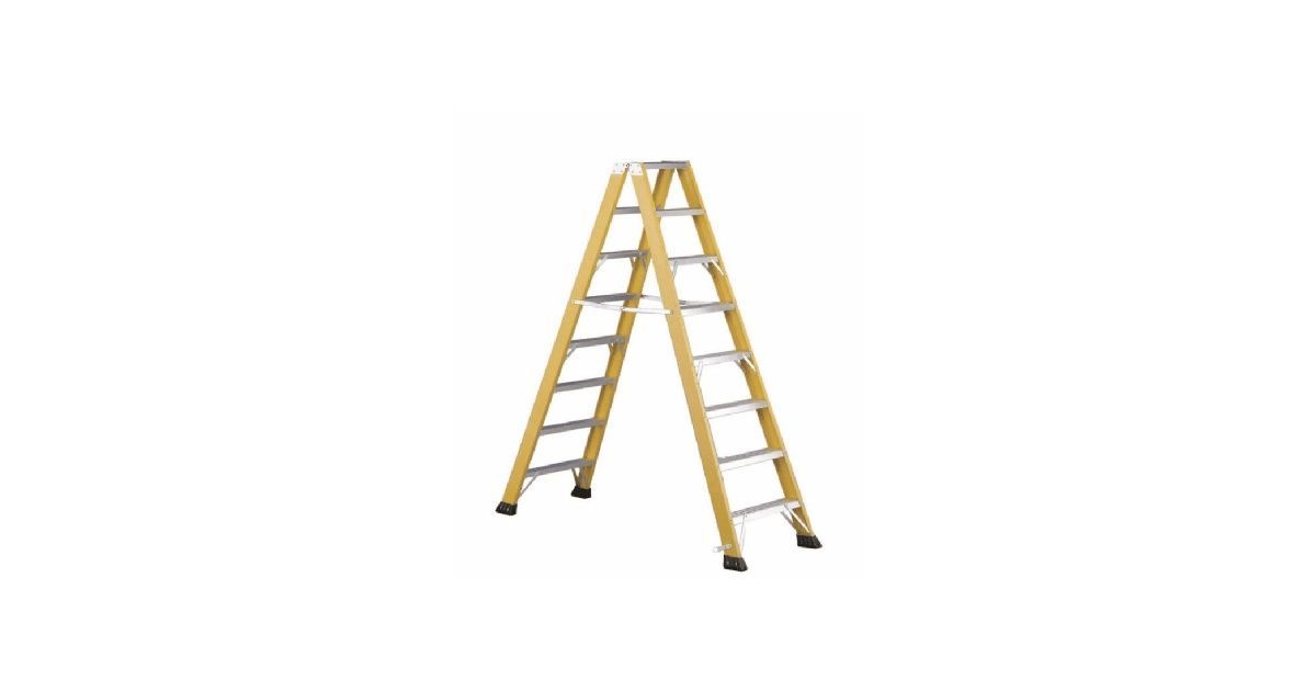 Svelt 6-Step Fiberglass Double-Sided Ladder (SVETV610)