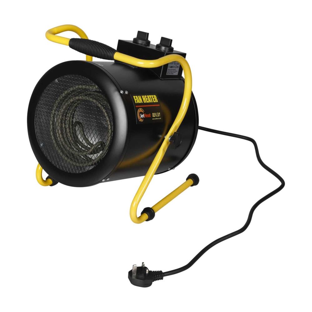 Olympus JetHeat 3kW Industrial Electric Fan Heater 230v | Thermostat ...