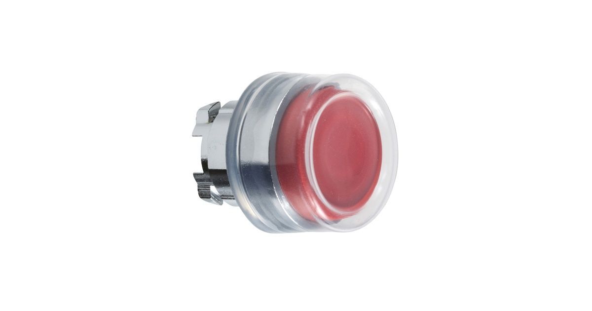 Telemecanique Zb4 Bp4 Red Projecting-Booted Pushbutton Head